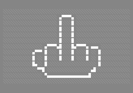 Edit Middle Finger - VALORANT ASCII Art Designer | ValASCII